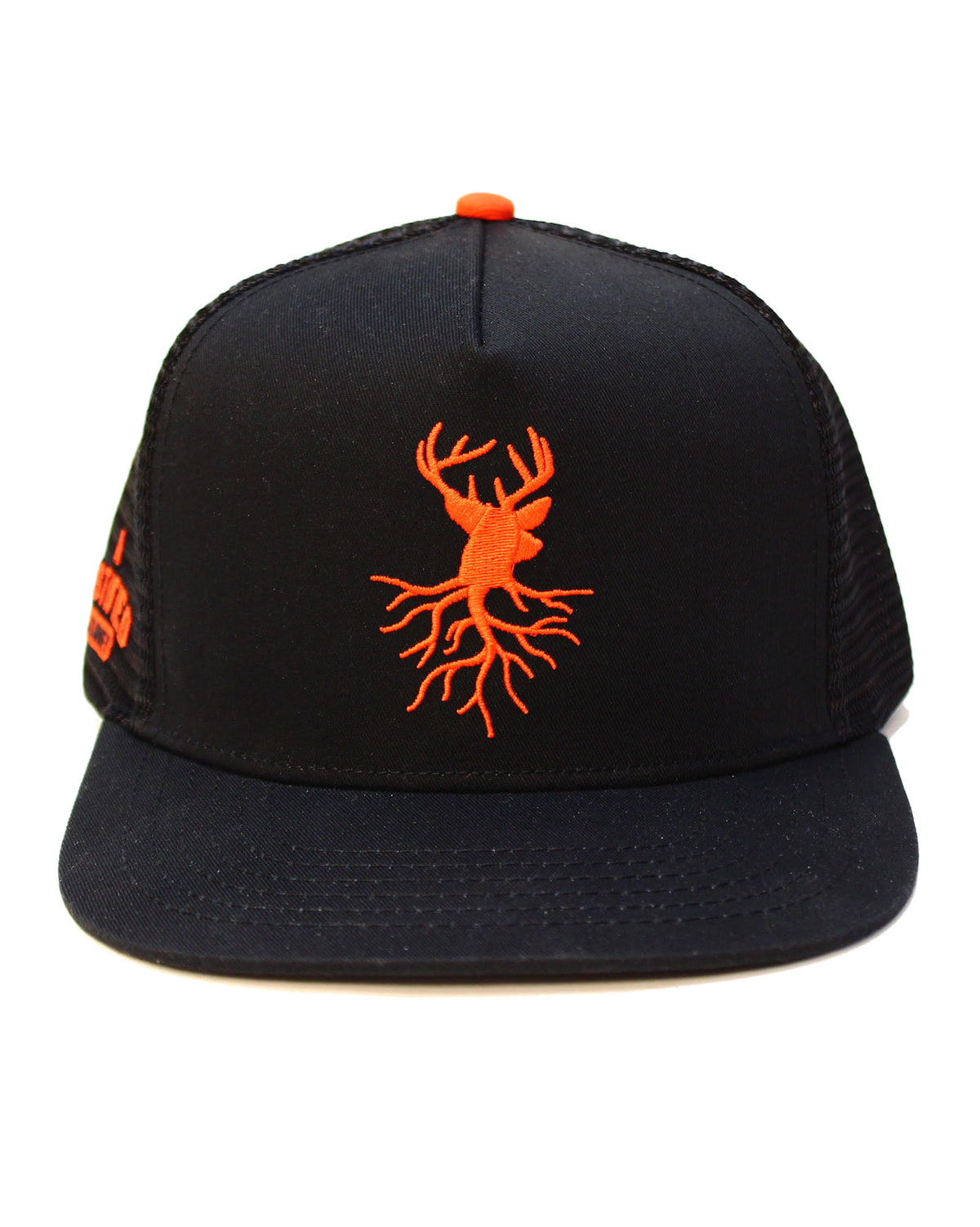 AJJ Recycled RPET® Deer Roots Trucker Hat - Black — A Justified Journey